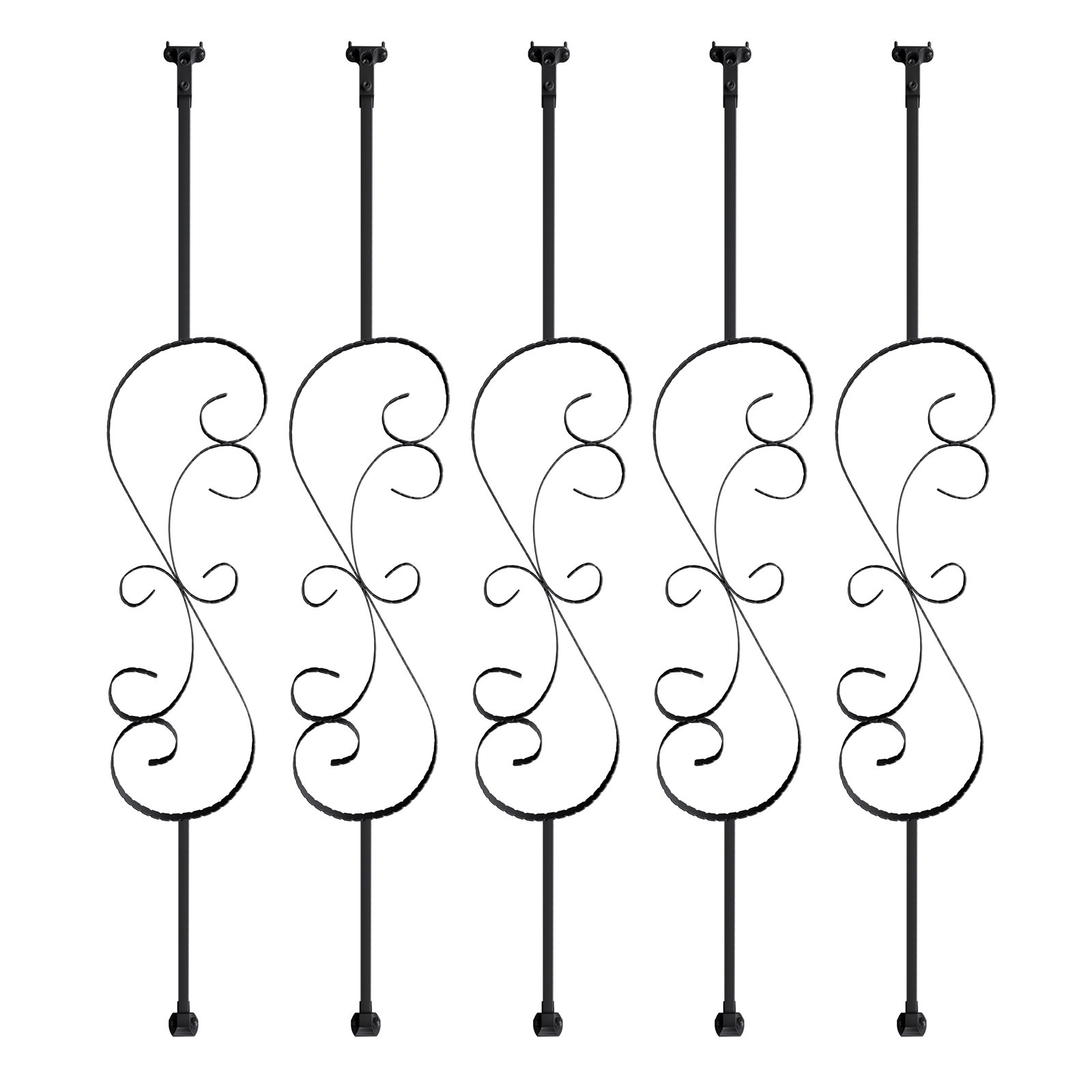 VEVOR Staircase Metal Balusters Decorative Banister Spindles | Wayfair
