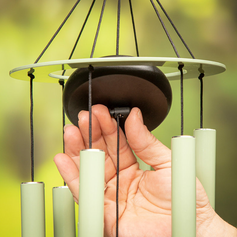 Millwood Pines Martyn Laser Cut Metal Hand Tuned Wind Chime | Wayfair