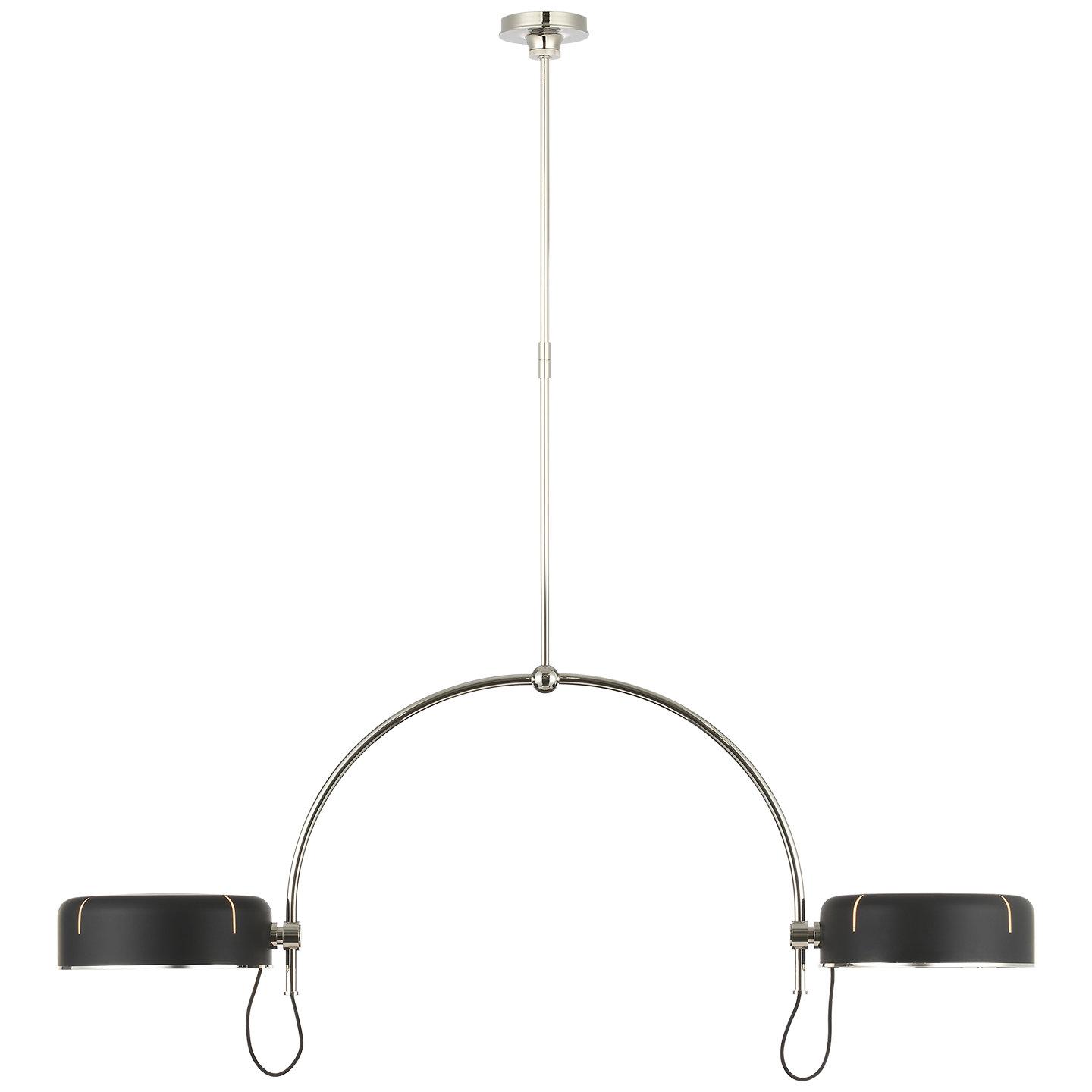 Visual Comfort Signature Thomas O'Brien Oso 72" Linear Arched Pendant ...
