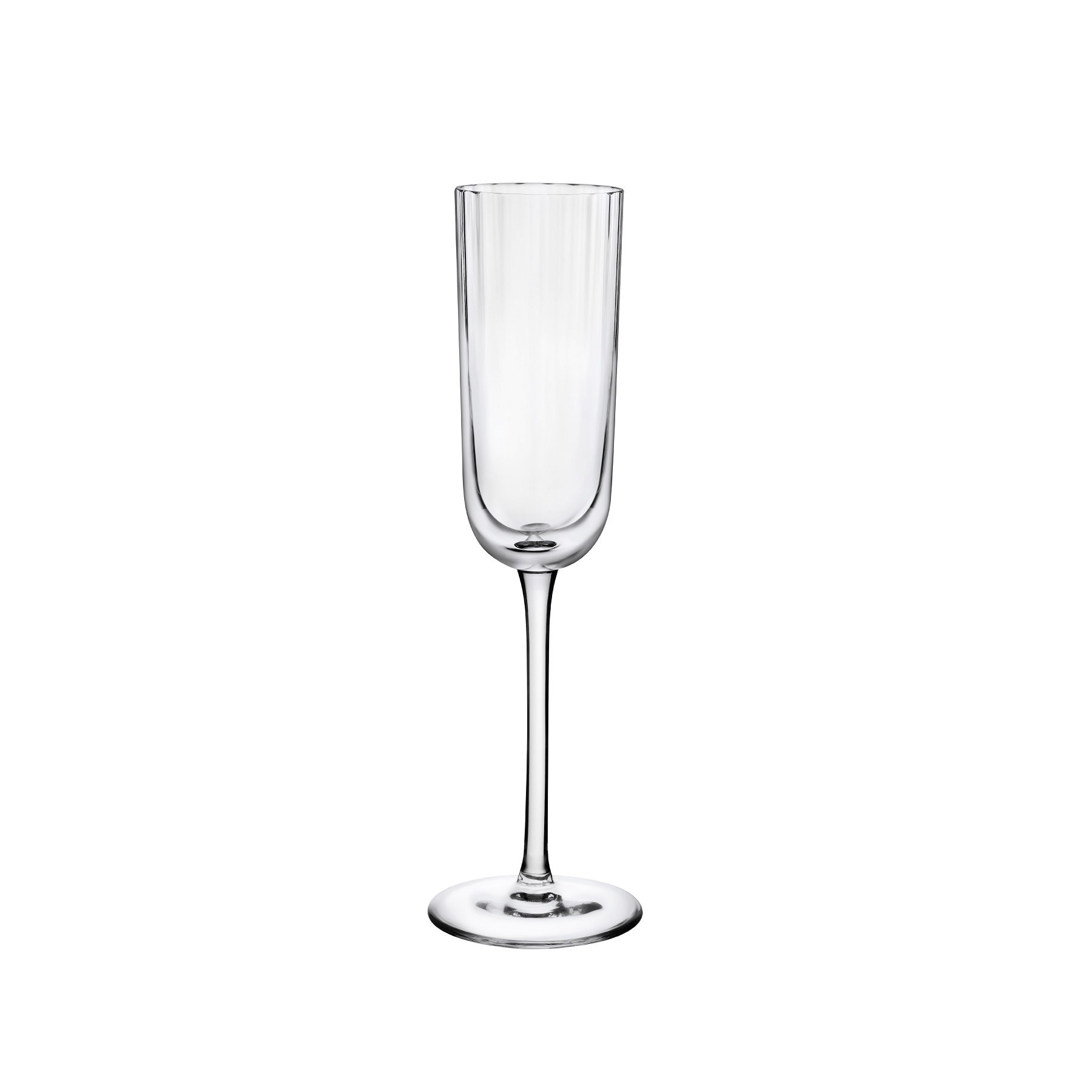 Nude Neo Set of 2 Lead Free Crystal Champagne Glasses 6 oz. | Joss & Main