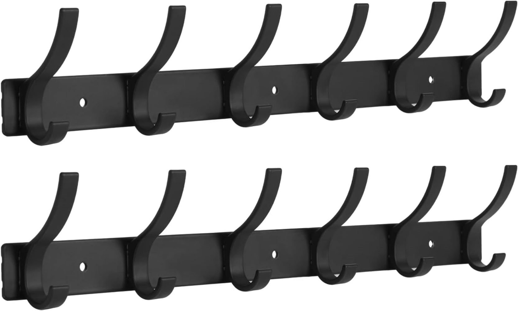 Rebrilliant 2 Pack Coat Rack Wall Mount, Entryway Coat Hooks Wall ...