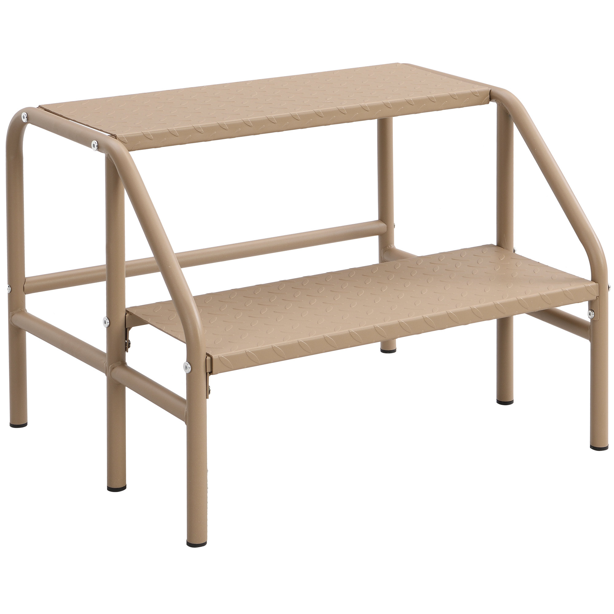 Symple Stuff Northview Heavy-Duty Industrial 2 - Step Steel Step Stool ...