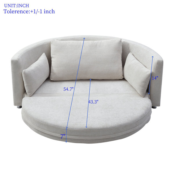 Winston Porter Foldable Sleeper sofa bed, Floor Sofa Chair Bed,multi ...