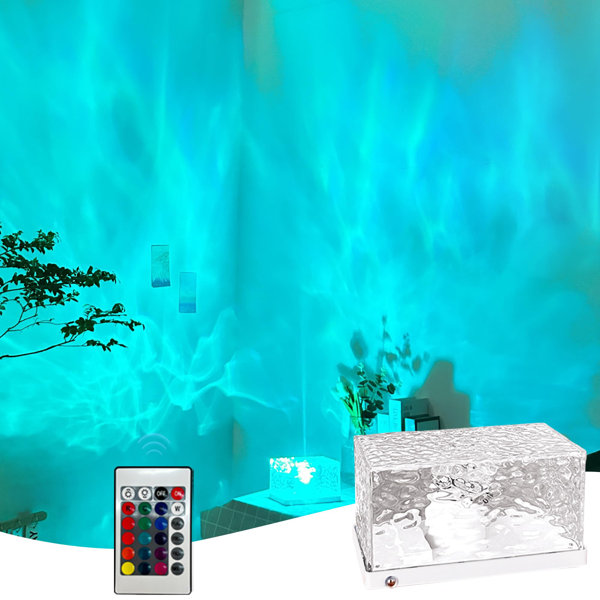 BBCPC Ocean Wave Light Projector with Remote Control: 16 RGB Colors ...