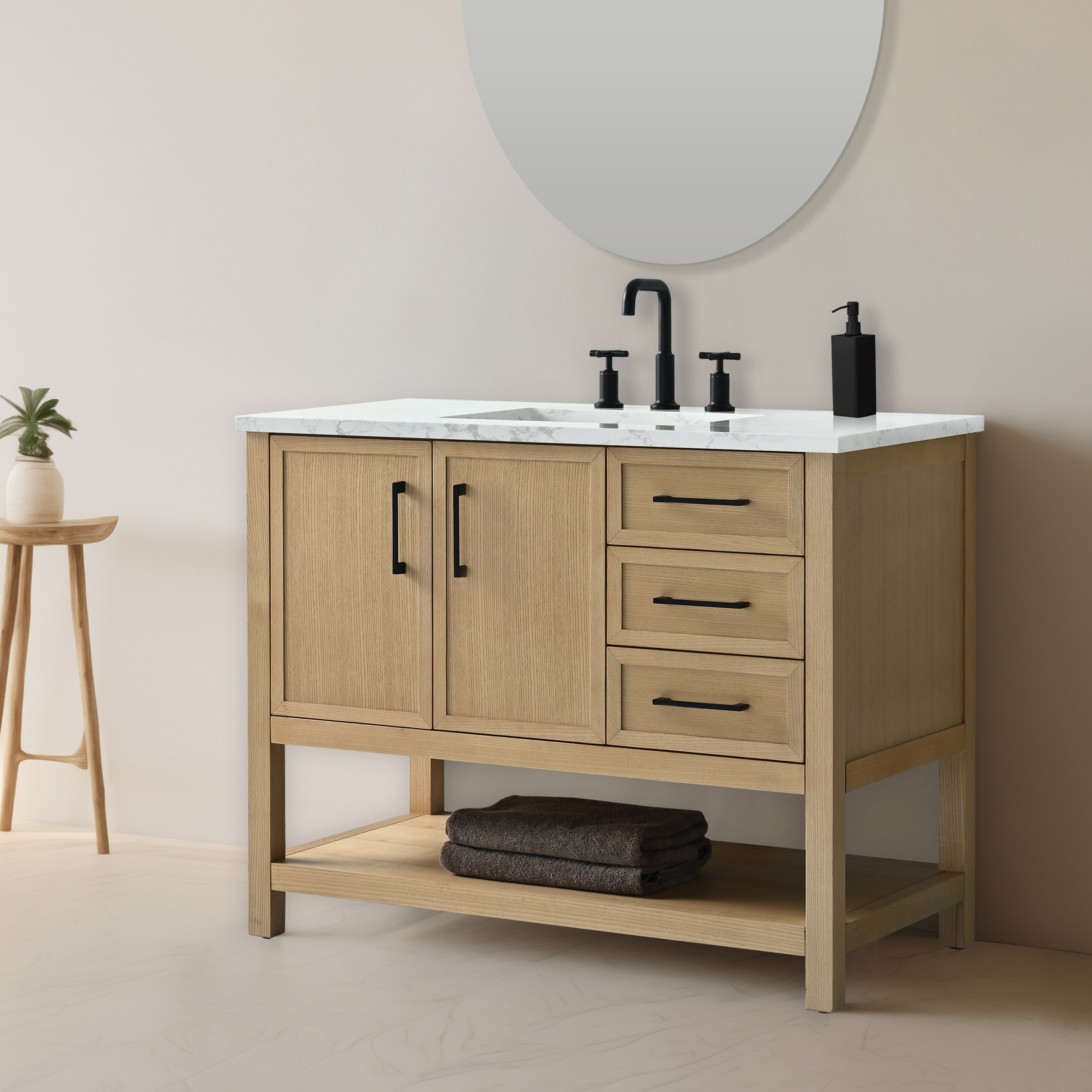 Willa Arlo™ Interiors Oliver 42'' Single Bathroom Vanity with ...