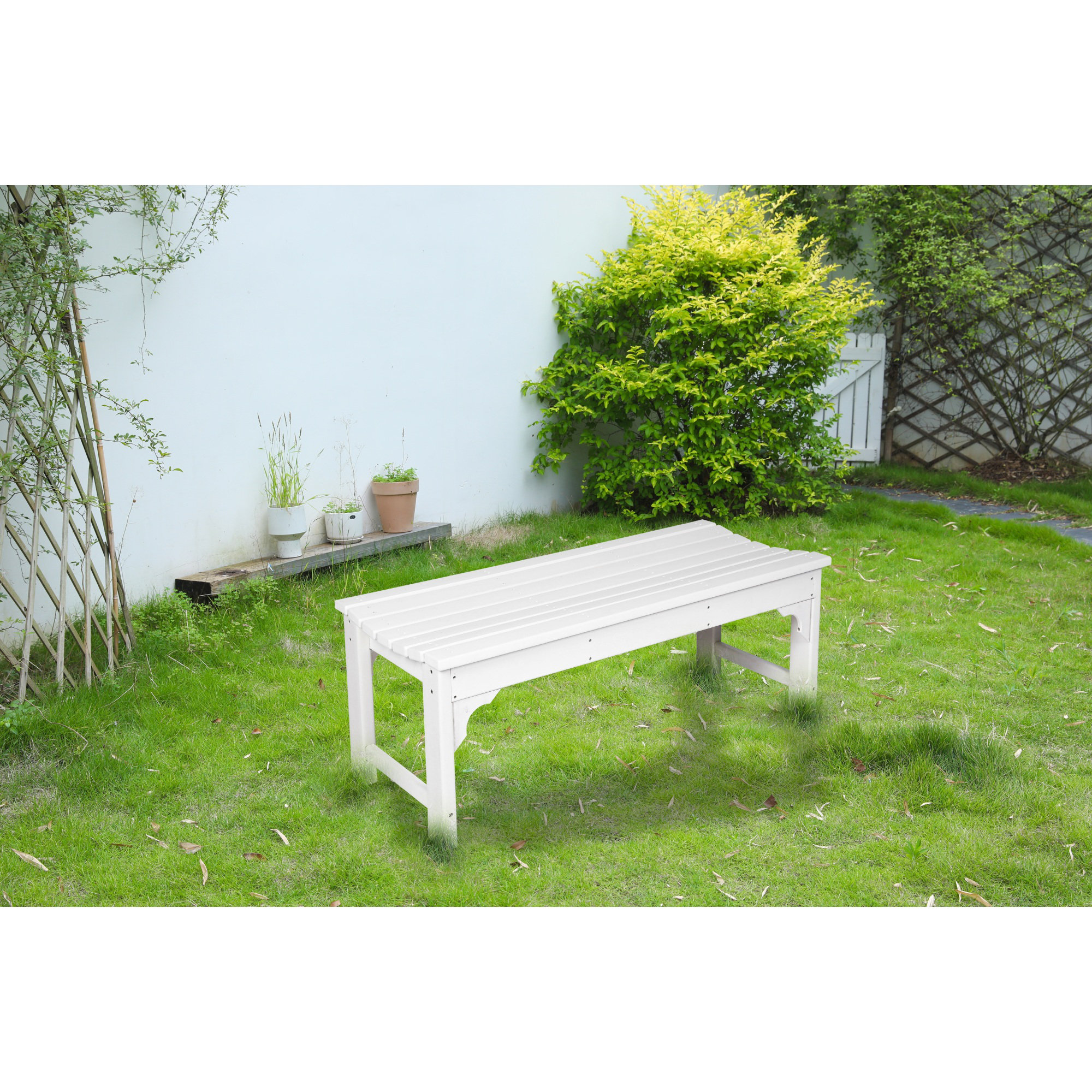 Red Barrel Studio® Premium Backless Hdpe Adirondack Bench | Wayfair
