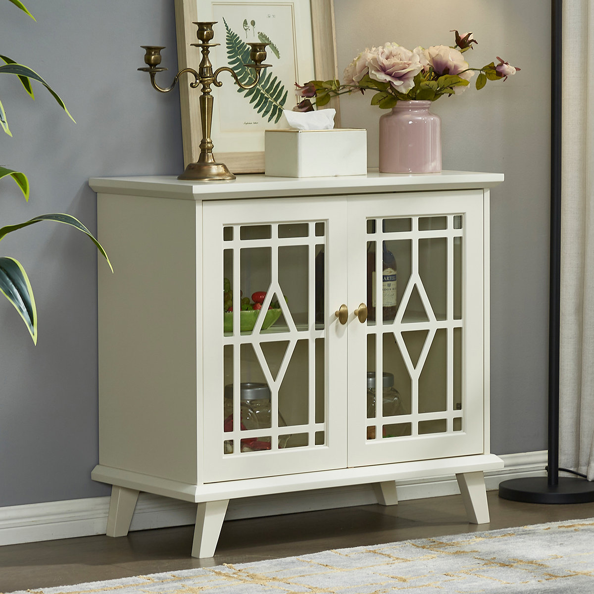 Winston Porter Versatile Storage Cabinet for Various Rooms, Enhancing ...