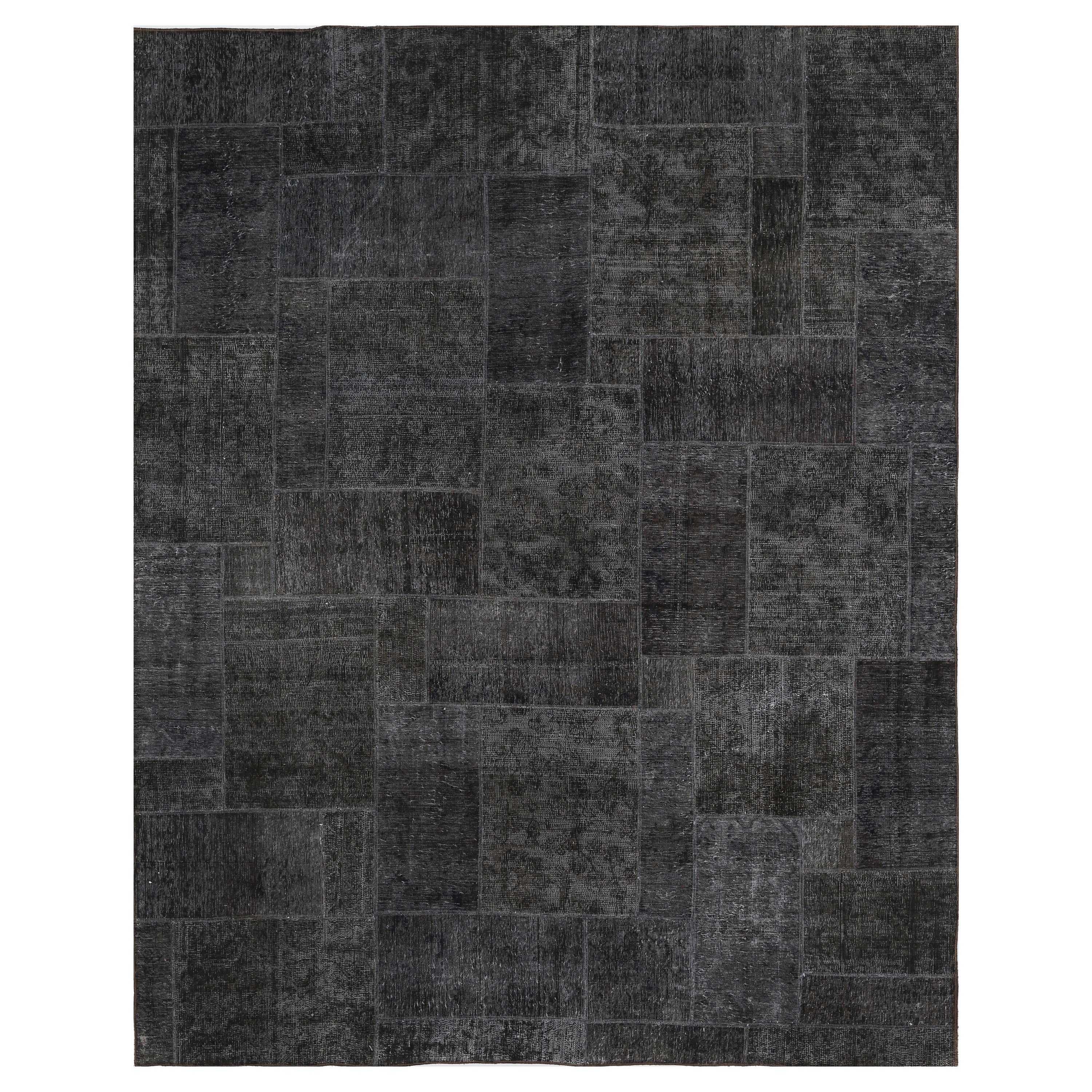 Isabelline Cooke Patchwork Gray/Dark Gray Area Rug | Wayfair