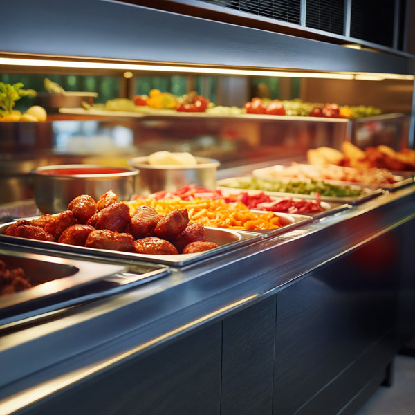 VEVOR 1/2 Size Anti-Jam Steam Pan with Lid 4-Inch Deep Table Pan | Wayfair