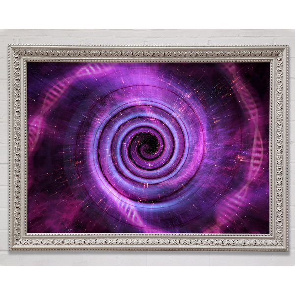 Bright Star Wormhole Pink - Single Picture Frame Print | Wayfair.co.uk