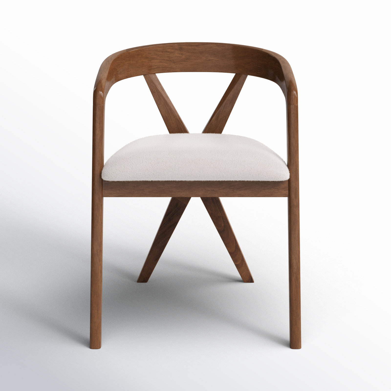 Joss & Main Greco Cross Back Arm Chair Dining Chair & Reviews | Wayfair