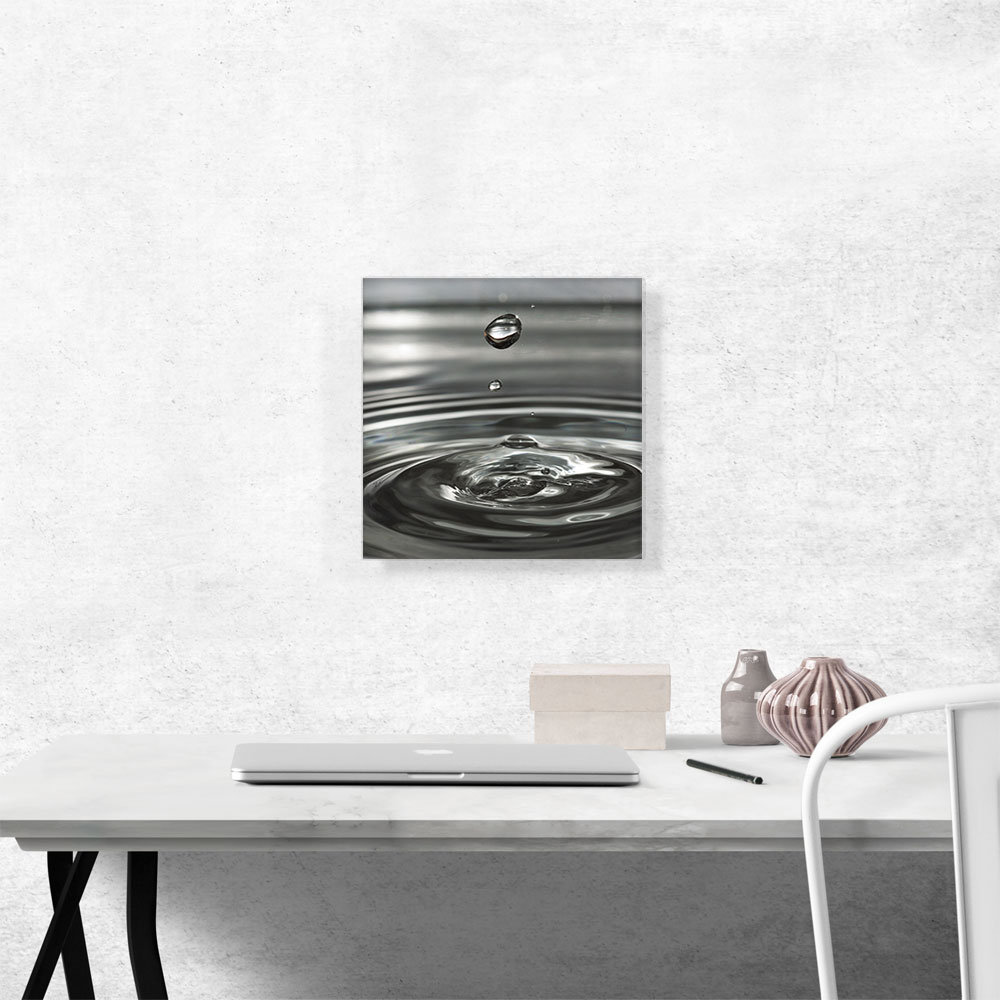 ARTCANVAS Water Drip Home Decor Square Canvas Art Print - Wayfair Canada