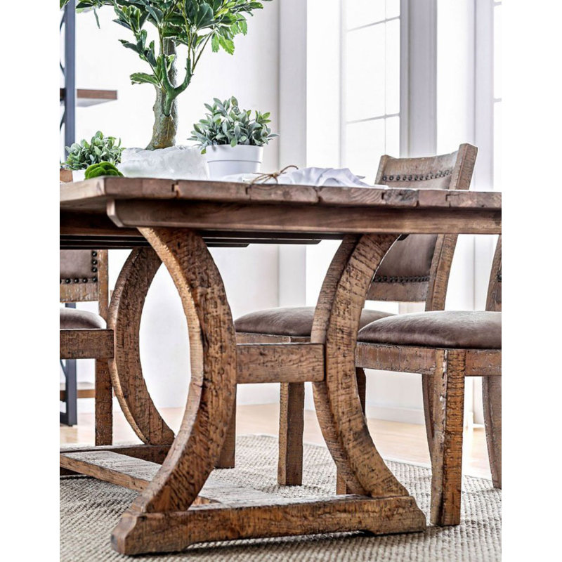 Gracie Oaks Coshocton Solid Wood Dining Table | Wayfair