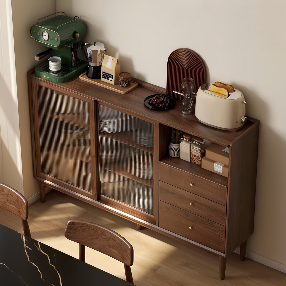 East Urban Home Modern minimalist style storage sideboard cabinet | Wayfair