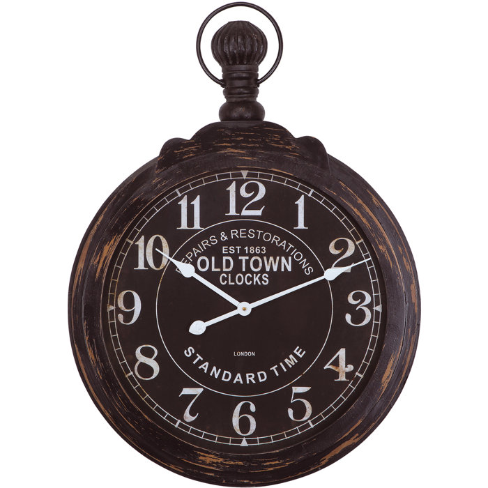 Trent Austin Design® Maness Manufactured Wood Wall Clock & Reviews ...