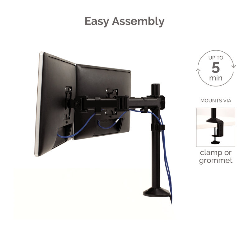 Fellowes Reflex Series Dual Monitor Mount Stand & Reviews | Wayfair