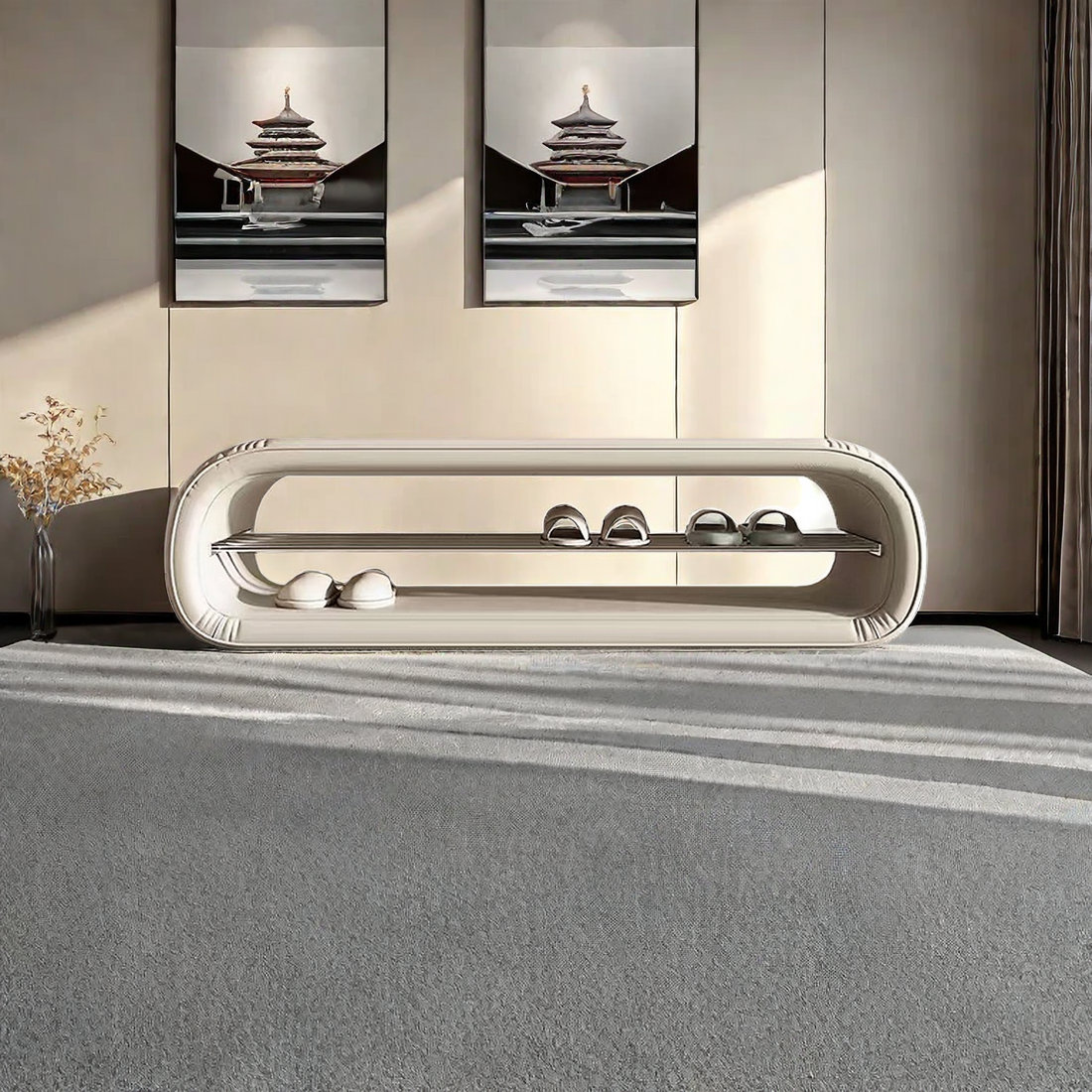 DICIXA Simple Shoe Change Stool | Wayfair