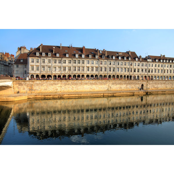Hokku Designs " Quai Vauban, Besancon " by Bogdan Lazar | Wayfair