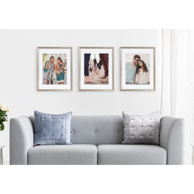 silver gallery wall frames