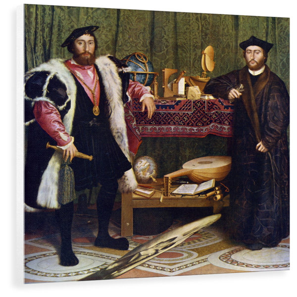 East Urban Home The Ambassadors by Hans Holbein The Younger - Wrapped ...