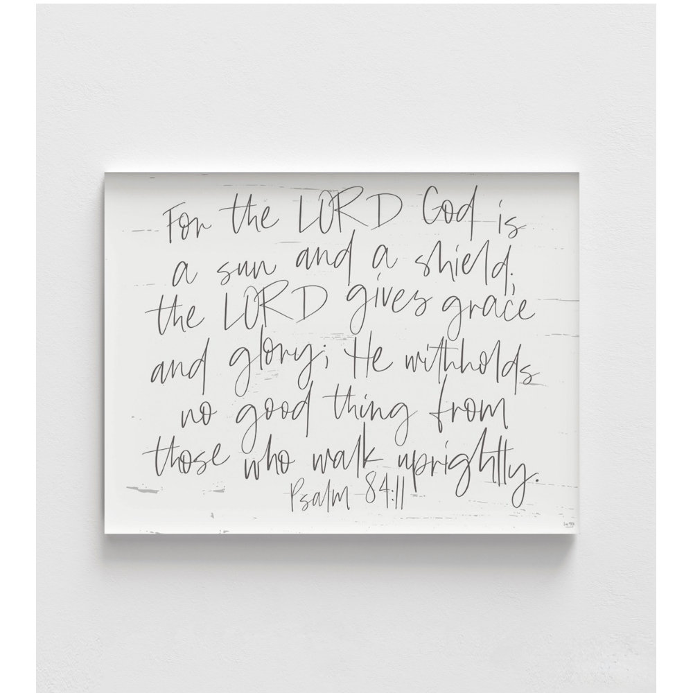 WeFrameArt Sun And A Shield, Psalm 84:11 Print, Framed Psalm Wall Art ...
