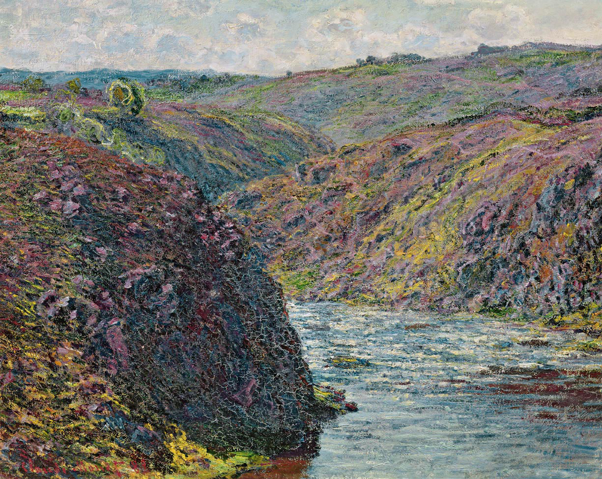 Alcott Hill Monet Ravines of The Creuse at The End of The Day (1889 ...