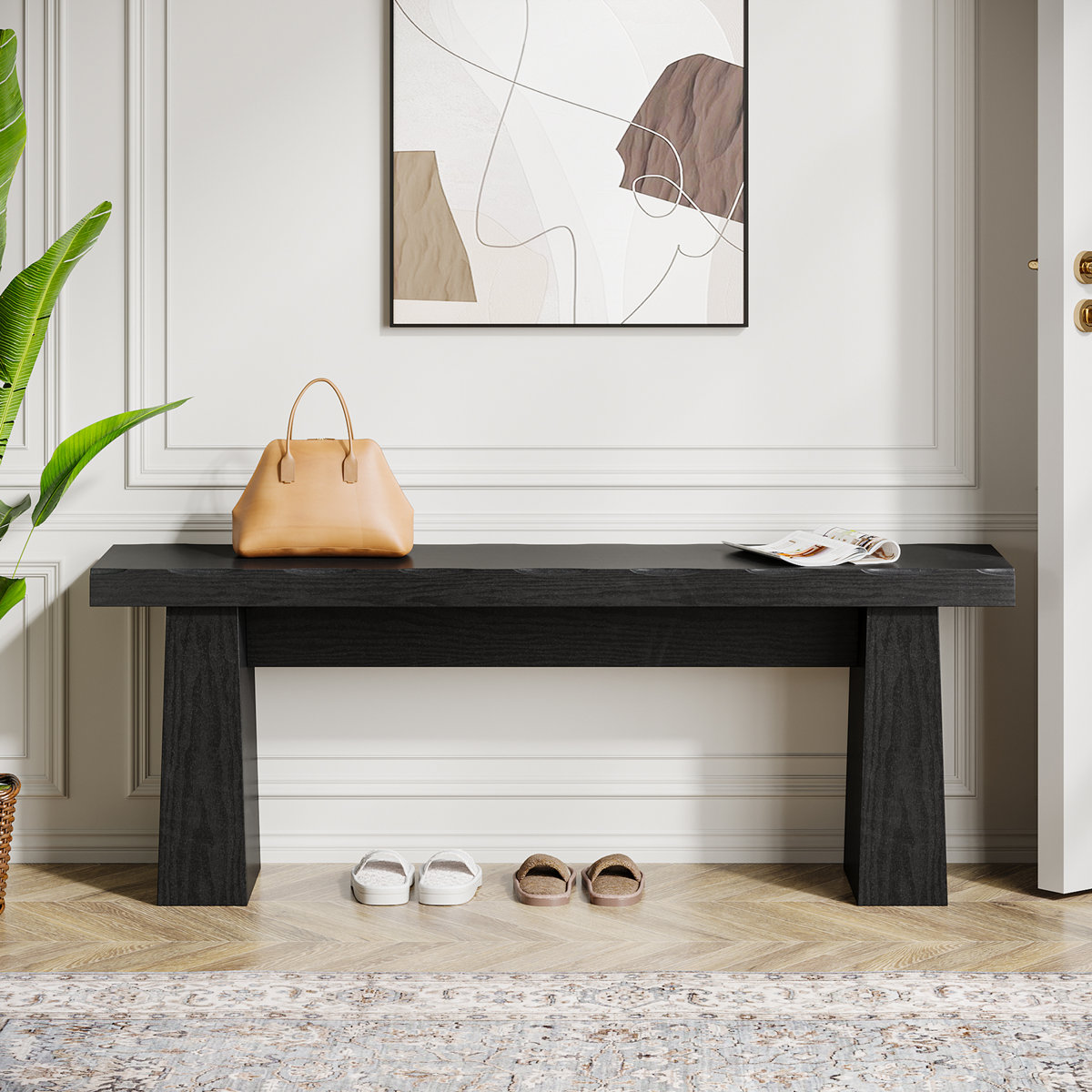 Ebern Designs 47-Inch Entryway Bench | Wayfair