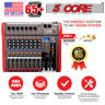5 Core Audio Mixer DJ Equipment Digital Sound Board Karaoke XLR Mixers ...