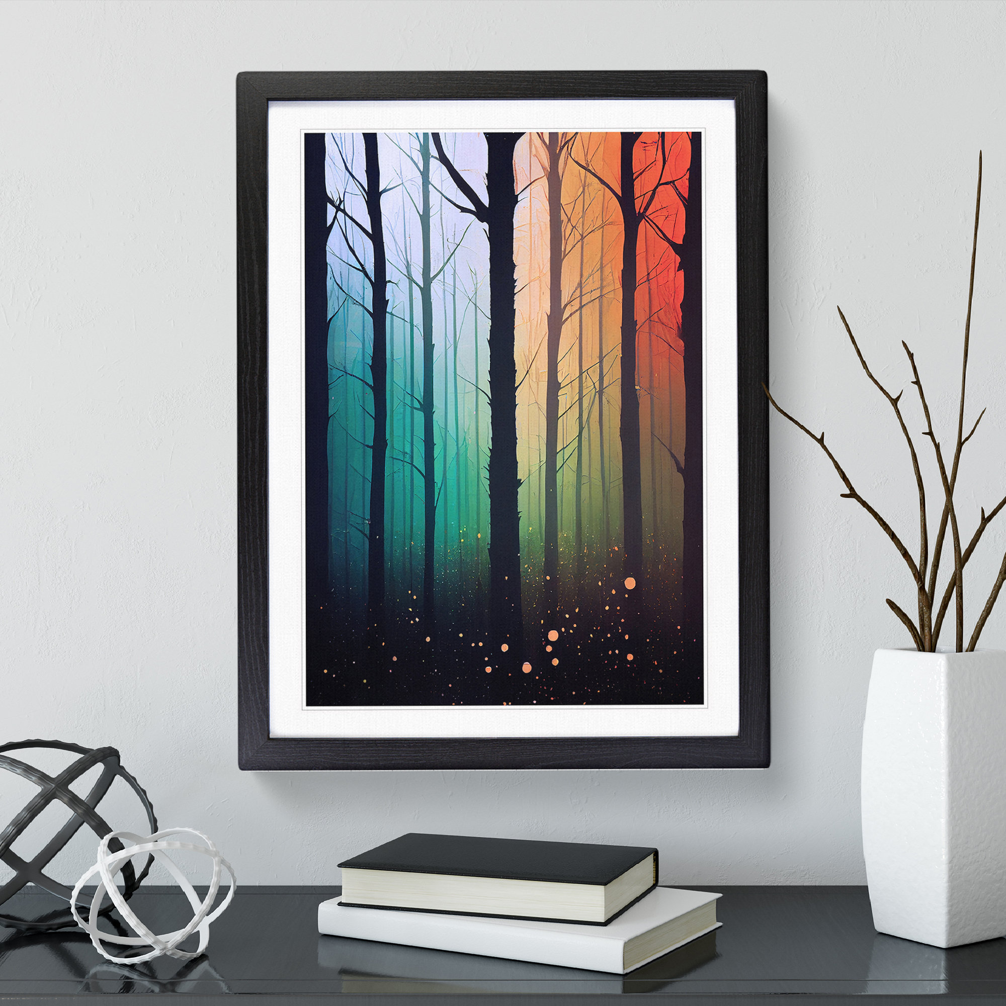 Alpen Home Dramatic Forest - Picture Frame Graphic Art | Wayfair.co.uk