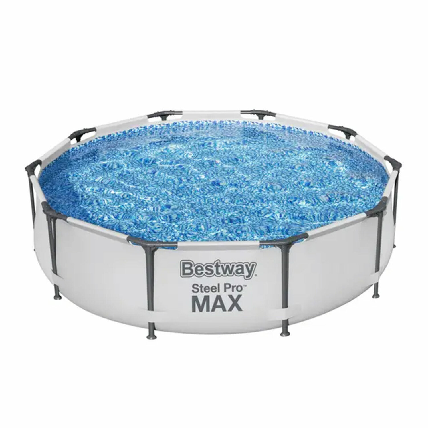 Bestway Steel Pro Max 10'x30" Round Above Ground Outdoor Swimming Pool ...