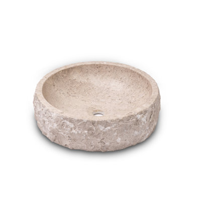 Laguna Marble Natural Stone Vessel Bathroom Sink Rustic Ojinaga Marble ...
