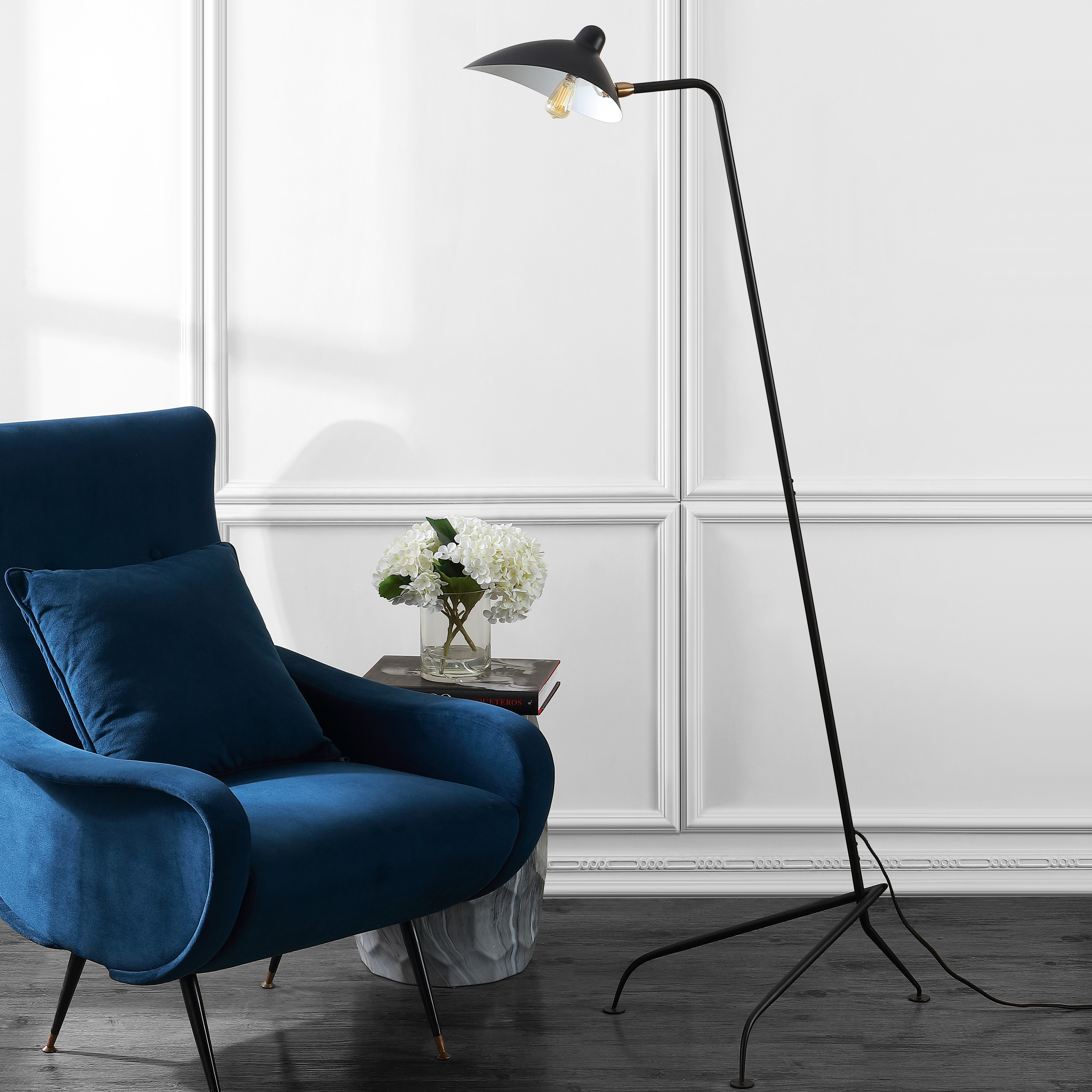 Wrought Studio™ Anayah 62" Task Floor Lamp | Wayfair