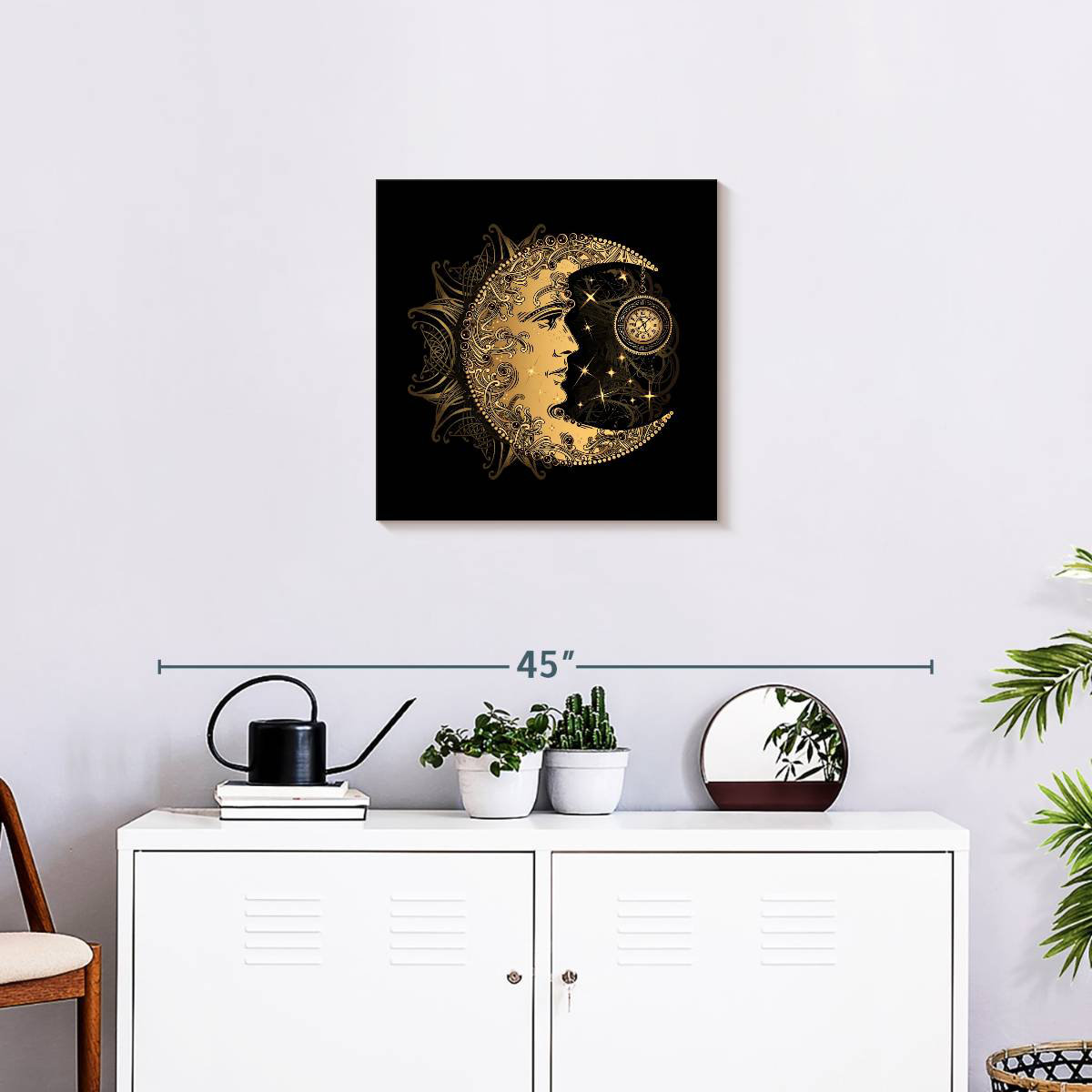 Ebern Designs Oberle Bohemian Crescent Moon | Wayfair