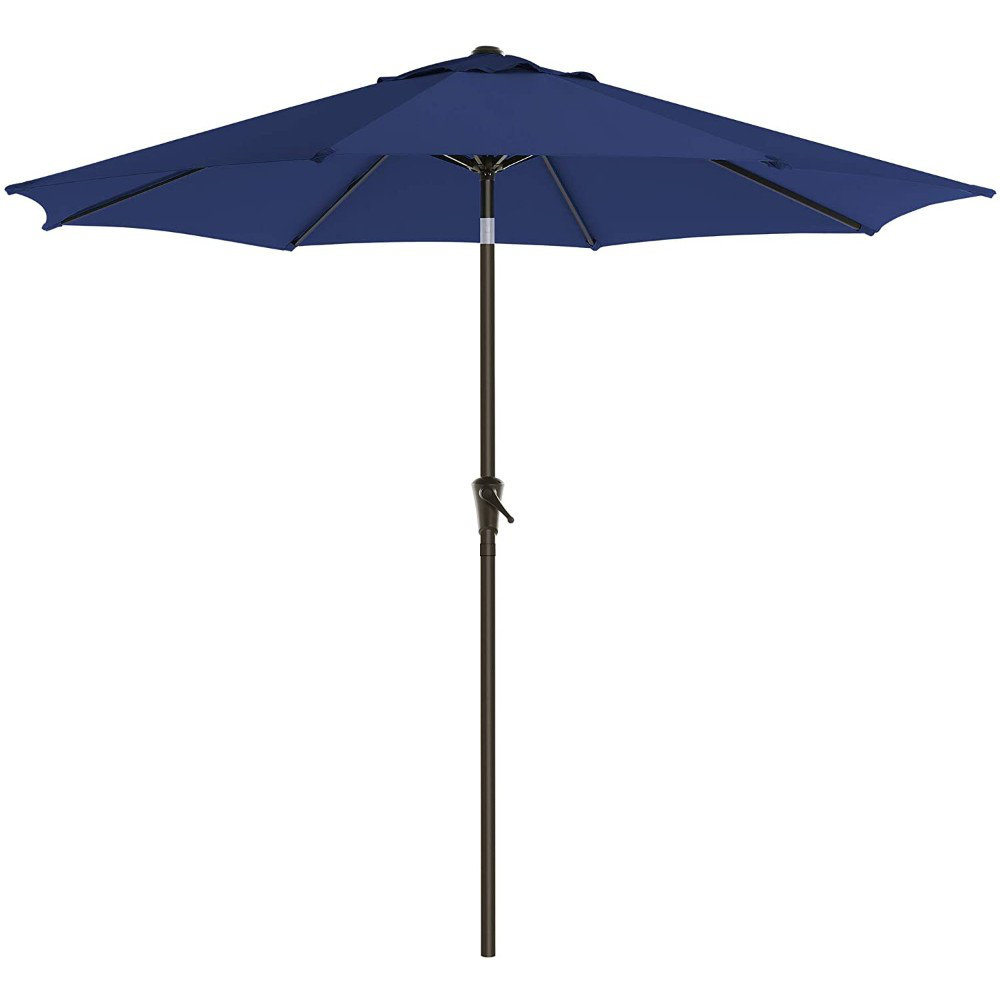 Arlmont & Co. 7 Foot Outdoor Patio Umbrella, Blue | Wayfair