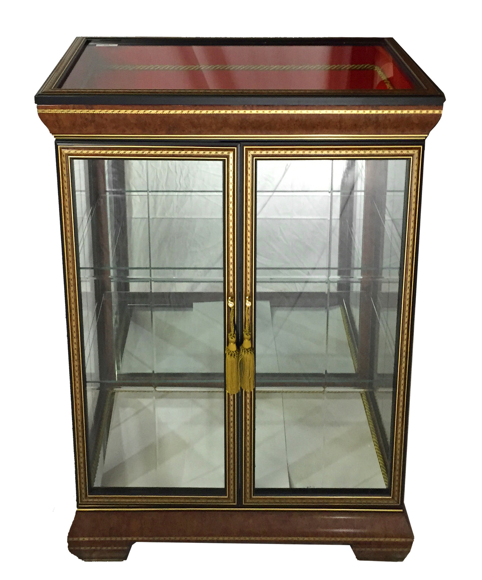 Astoria Grand Scotto Fine Italian Wooden Double Door Curio Cabinet ...