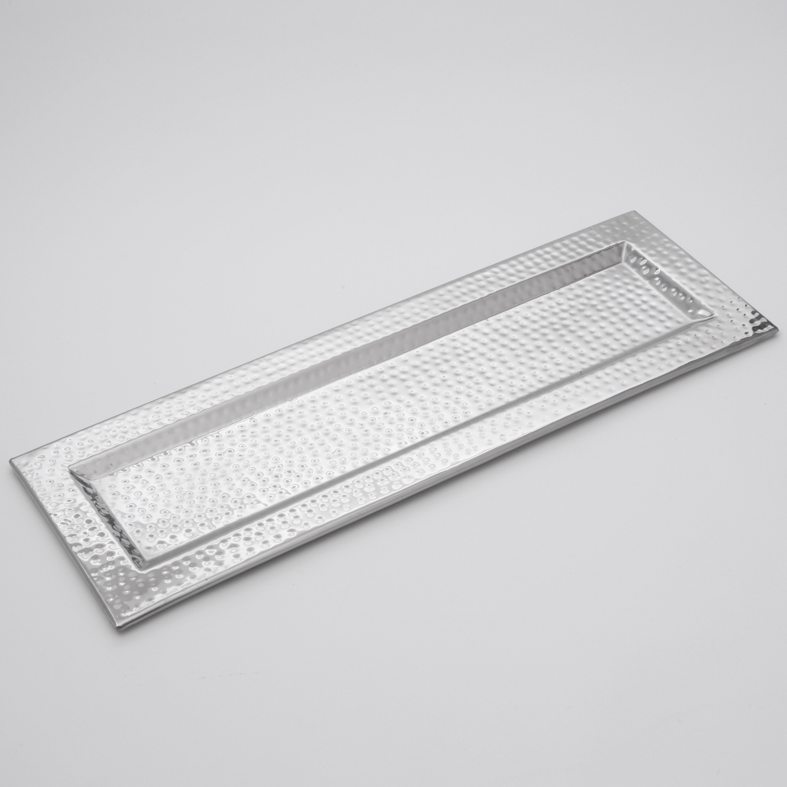 American Metalcraft STAINLESS STEEL, HAMMERED TRAY, 23-3/4" L - Wayfair ...
