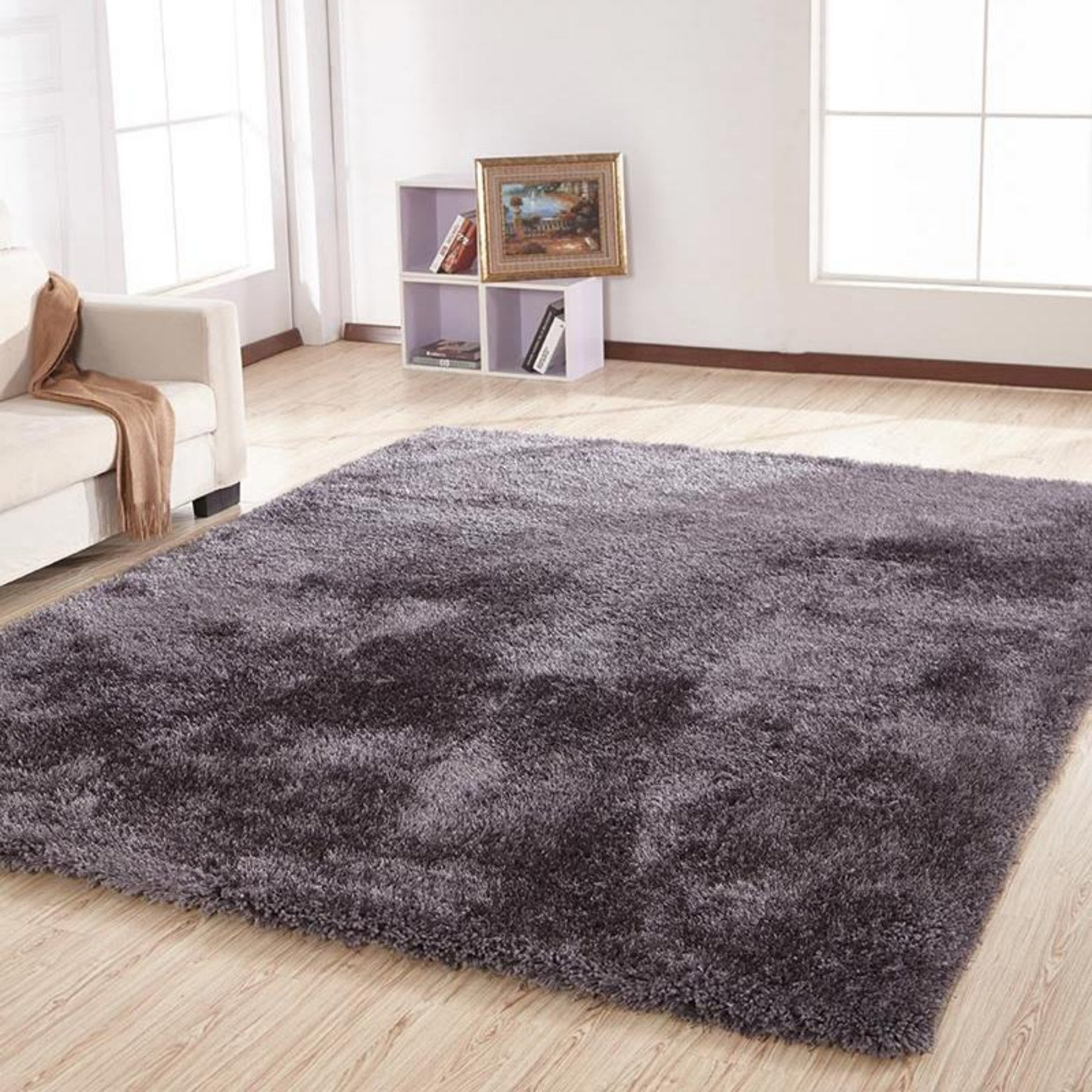 Hokku Designs "Chubby Shaggy" Hand Tufted Area Rug | Wayfair