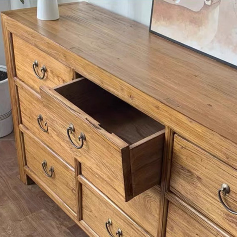 Dream cabinet Old Elm Wood Vintage Porch Cabinet Solid Wood Accent ...