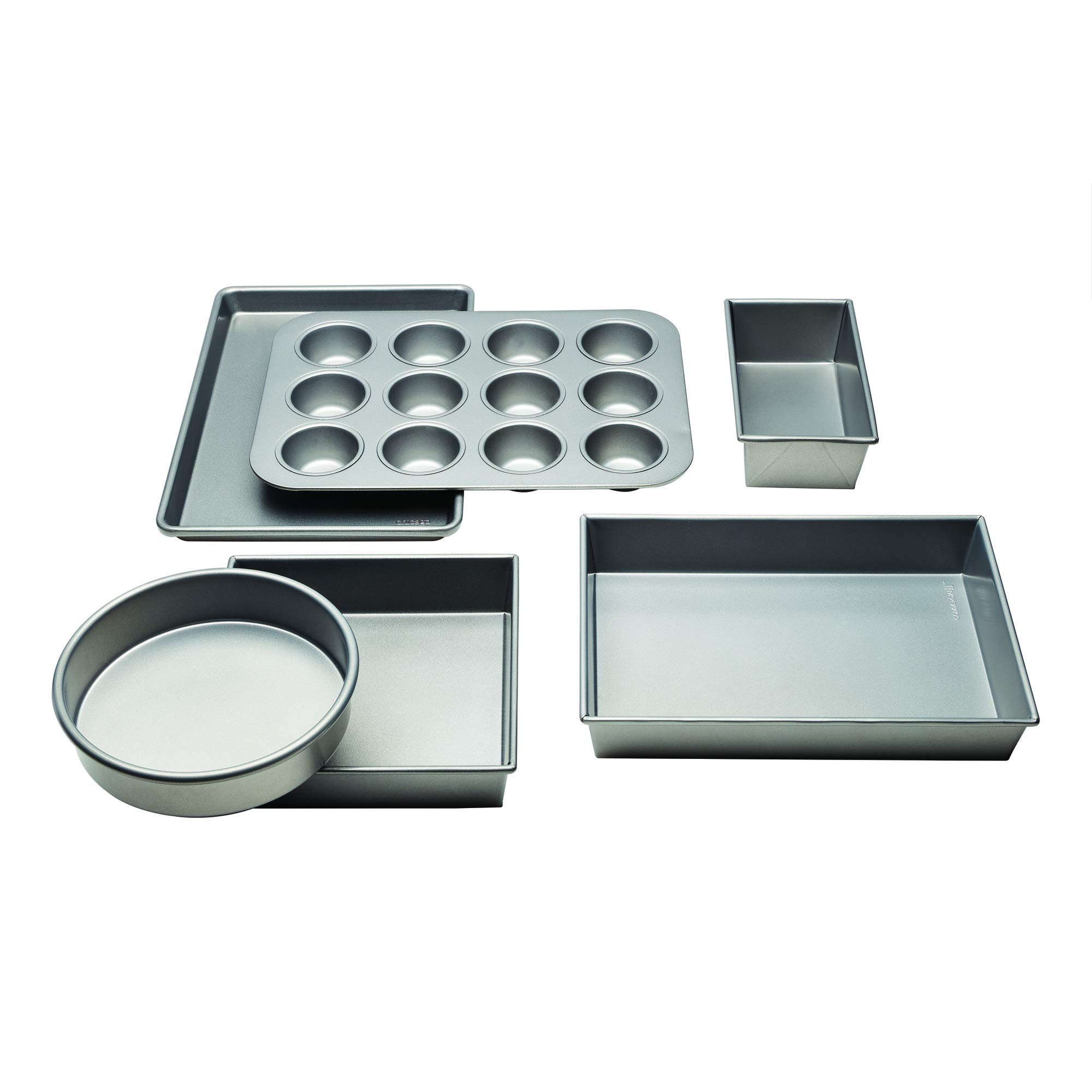 COAHAHA 6-Piece Heavy-Duty Aluminized Steel Bakeware Set - Nonstick ...