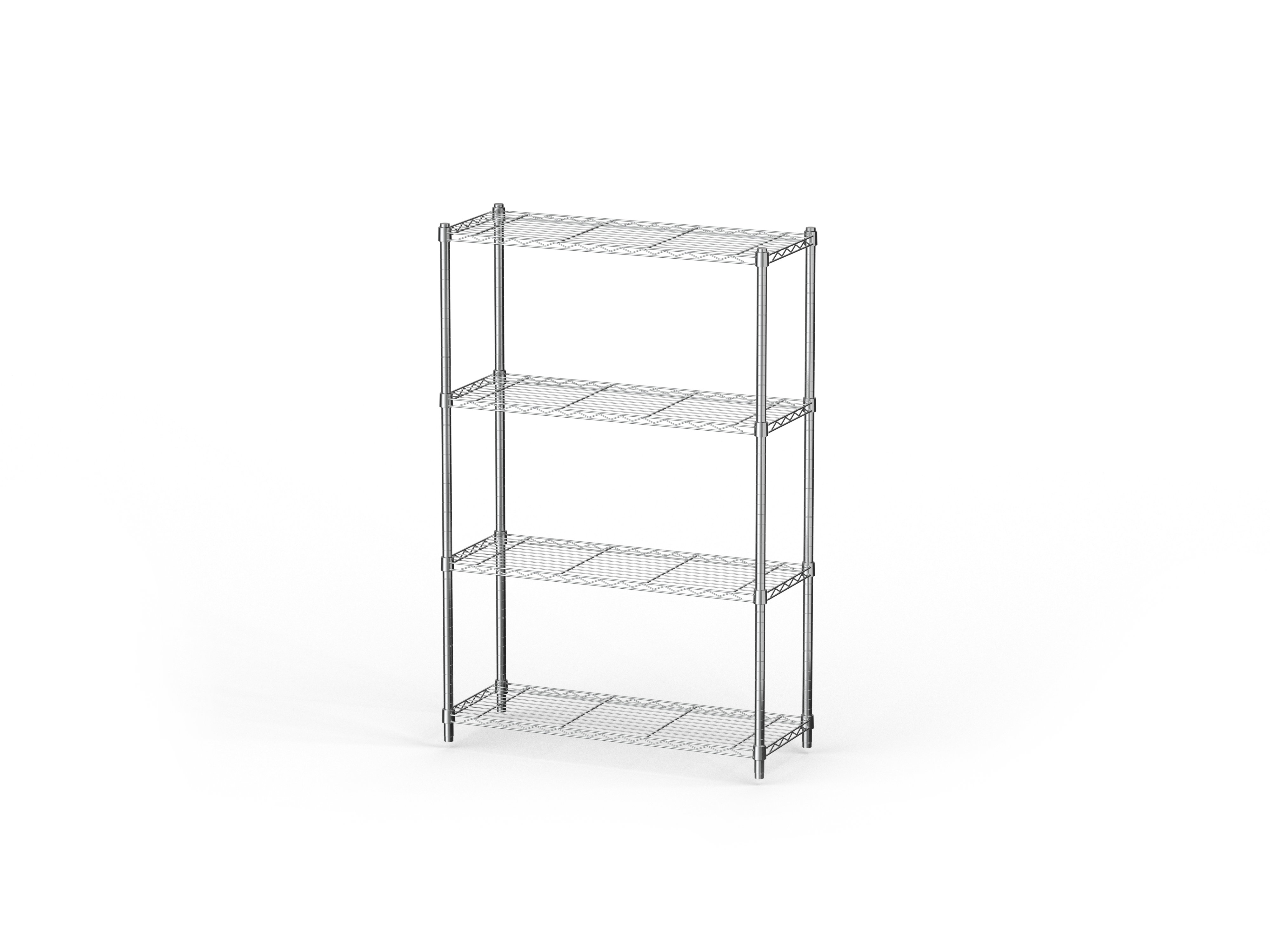 Everest Home Everest Max Wire Rack Heavy-Duty 4-Tier Utility Shelving ...