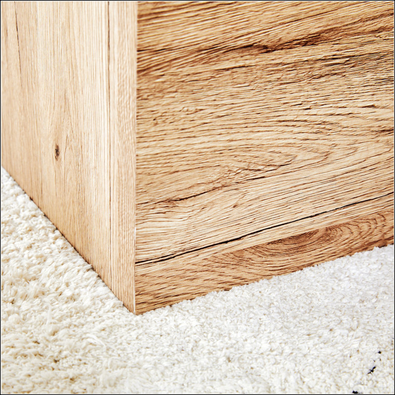 Loon Peak® Light Wood Texture MDF Coffee Table | Wayfair