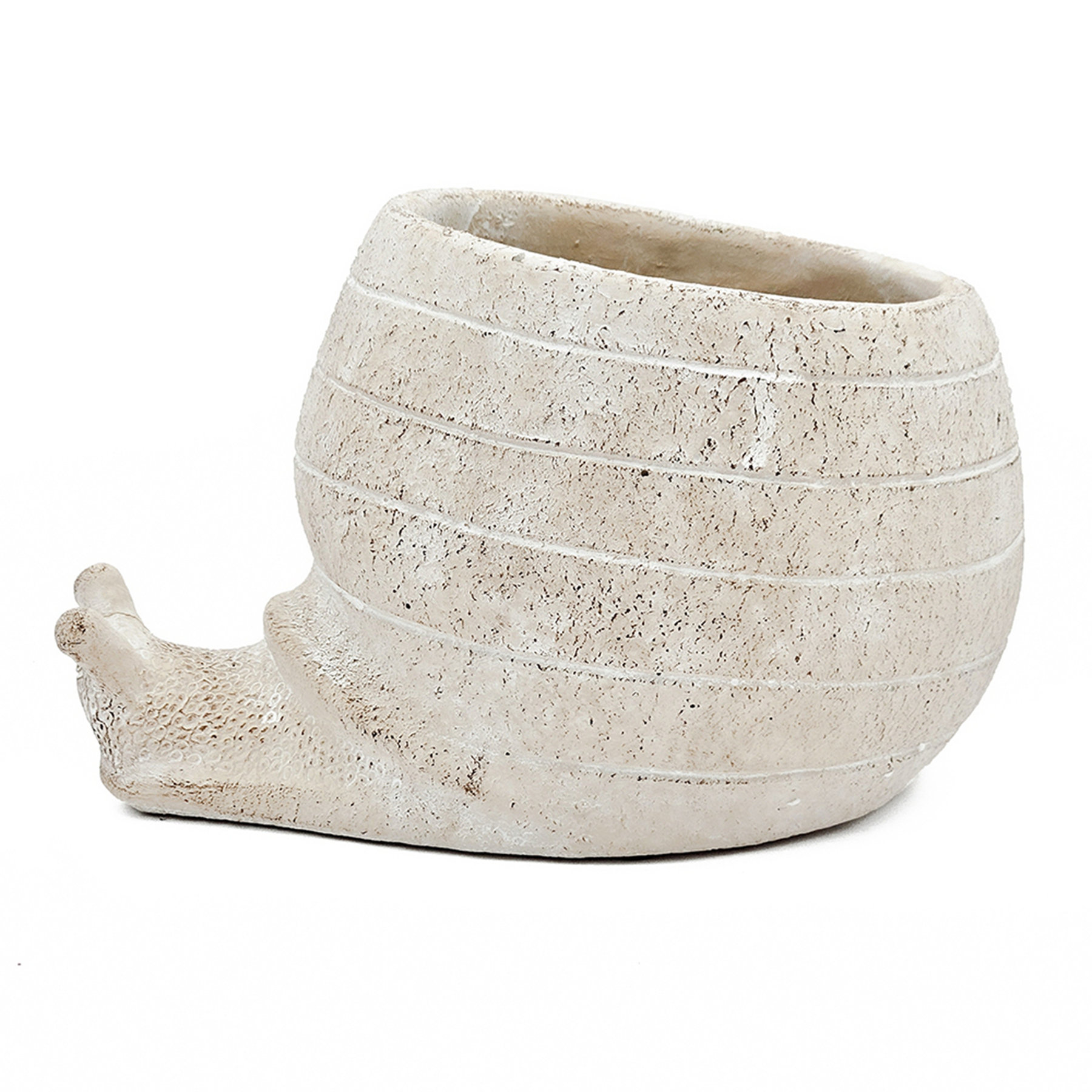 Ophelia & Co. 8.3x7x4.7" Decorative Sand and Cement Snail Planter with ...