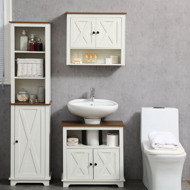 BOSTINS 23.50'' Single Bathroom Vanity Base Only,Pedestal Vanity ...
