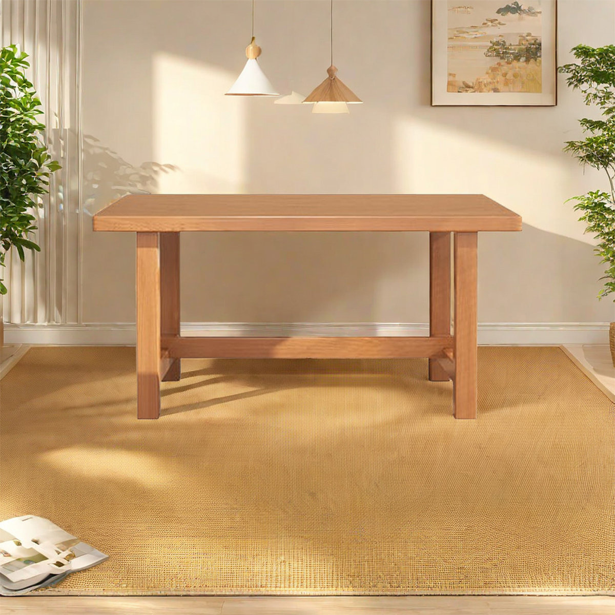 Table Treasures.e Rectangular Dining Table | Wayfair