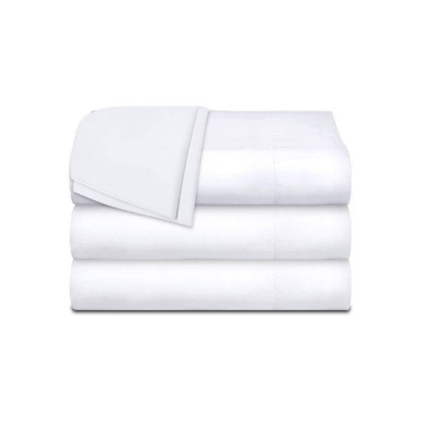 Spectre Link Cotton Blend Machine Woven Flat Sheet | Wayfair
