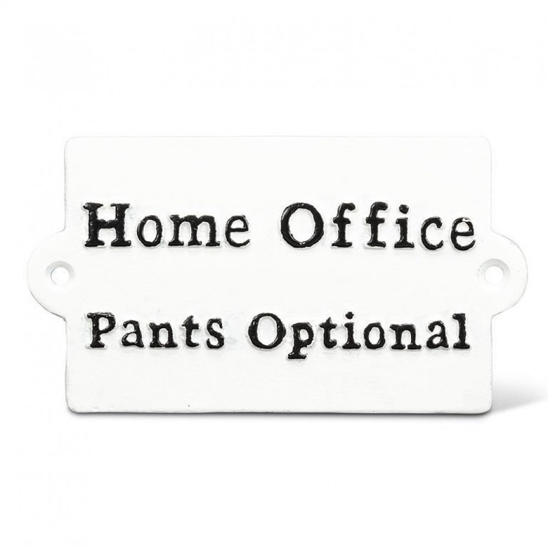 Trinx Home Office - Pants Optional Sign | Wayfair