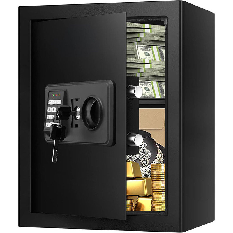 DEBLIT 3.0 Cubic Feet Fire proof Safe Boxes for Home Use, with ...