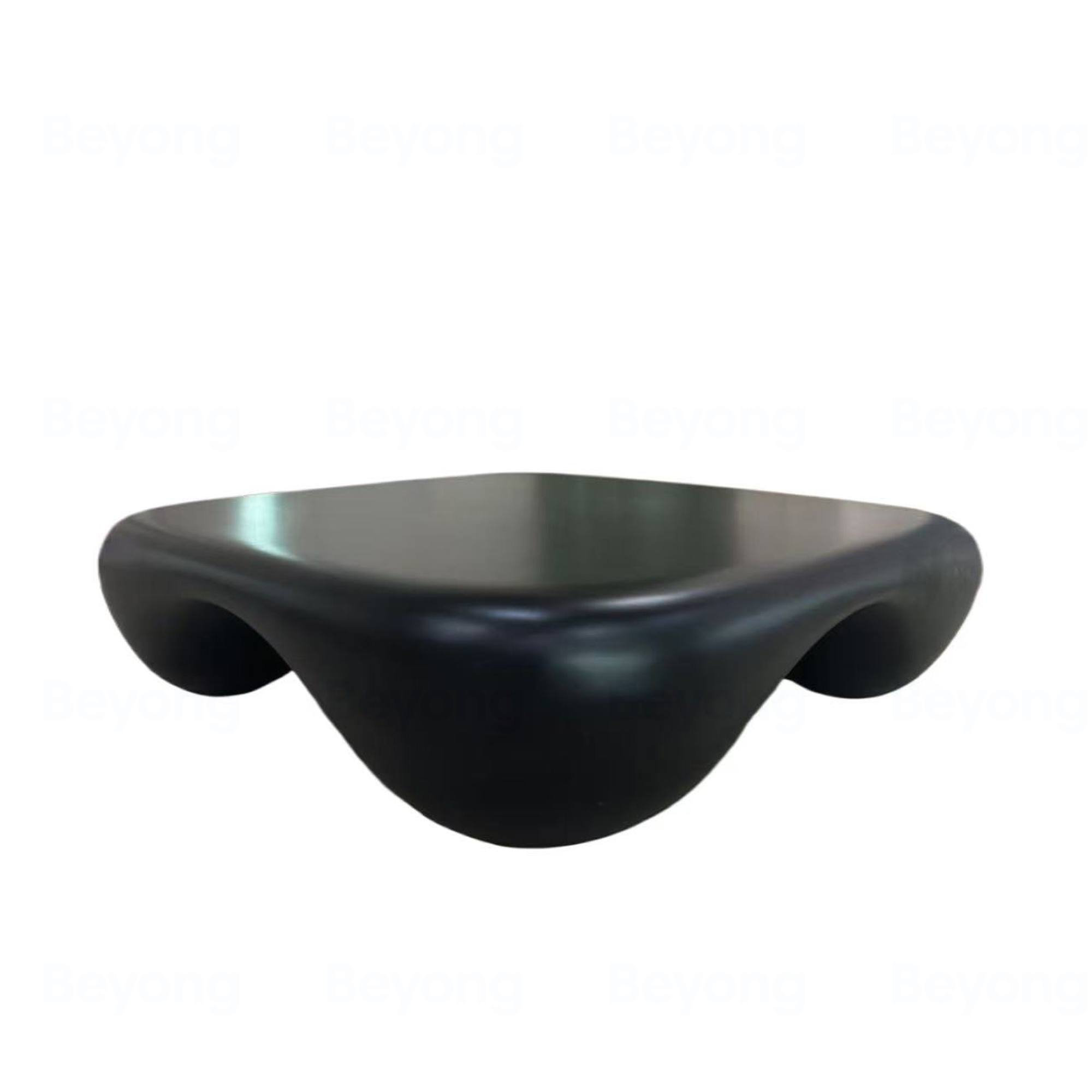 Orren Ellis Modern Coffee Table Faux Travertine Textured for Livingroom ...