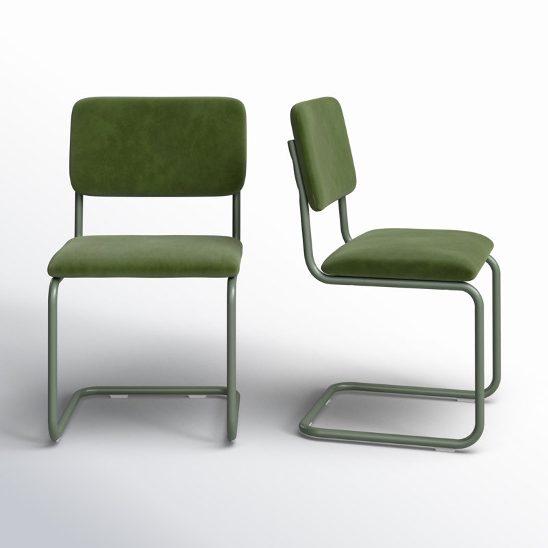 AllModern Walsh Tonal Velvet Dining Chair & Reviews | Wayfair