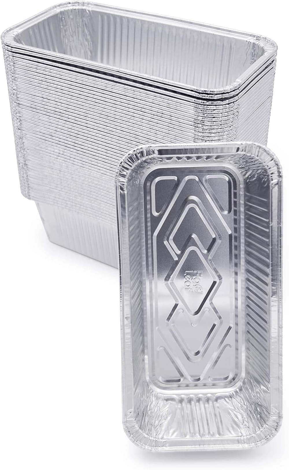 AMBLU (100 Pack) Premium 2-LB Bread Loaf Pans - 8.5" x 4.5" x 2.5 ...